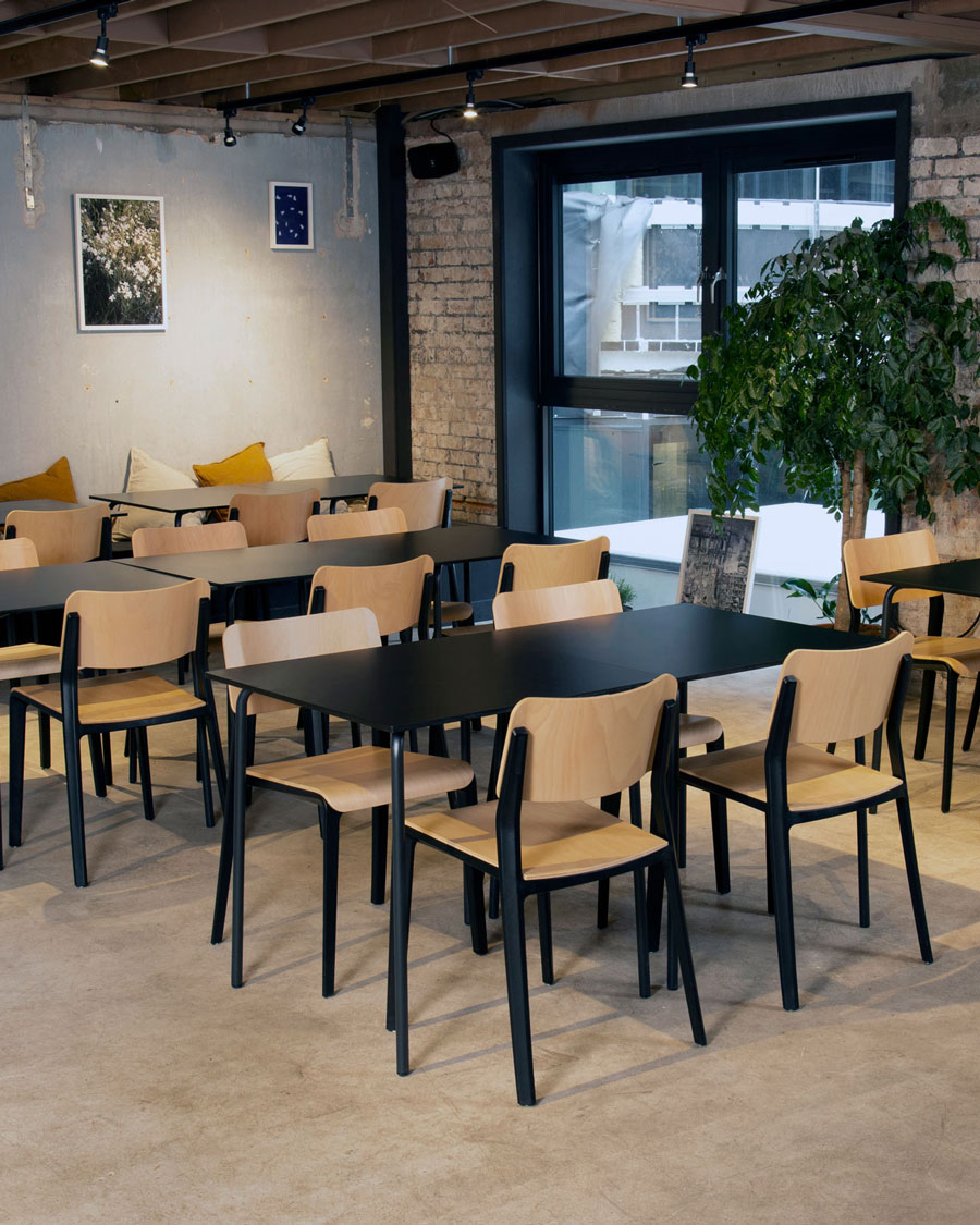 Origin Mojo Plywood Stacking Chair